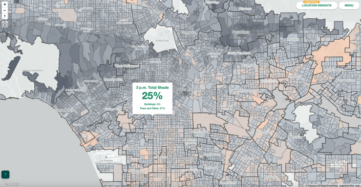 National shade map from UCLA and American Forests launched to combat ...